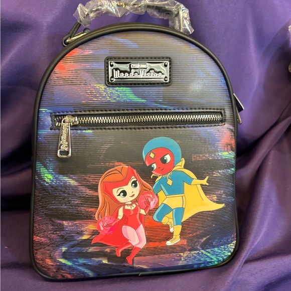 Loungefly | Bags | Loungefly Marvel Wanda Vision Chibi Mini Backpack ...